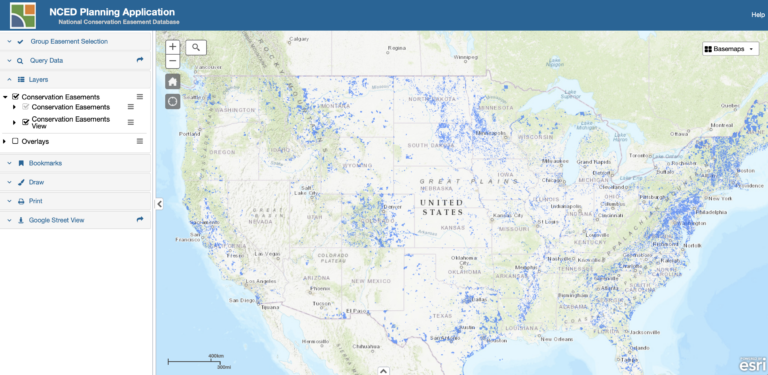 National Conservation Easement Database and Find A Land Trust Platform ...